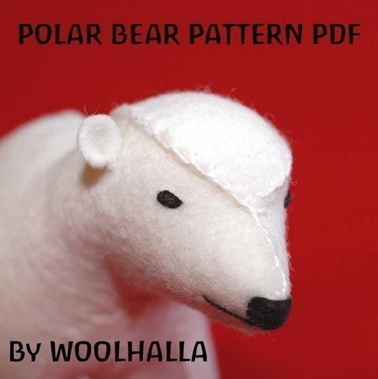Polar Bear Pattern PDF WHP204 - Bear Dance Crafts