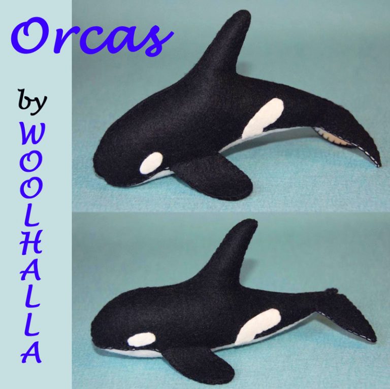 Orca Pattern PDF WHP203 - Bear Dance Crafts